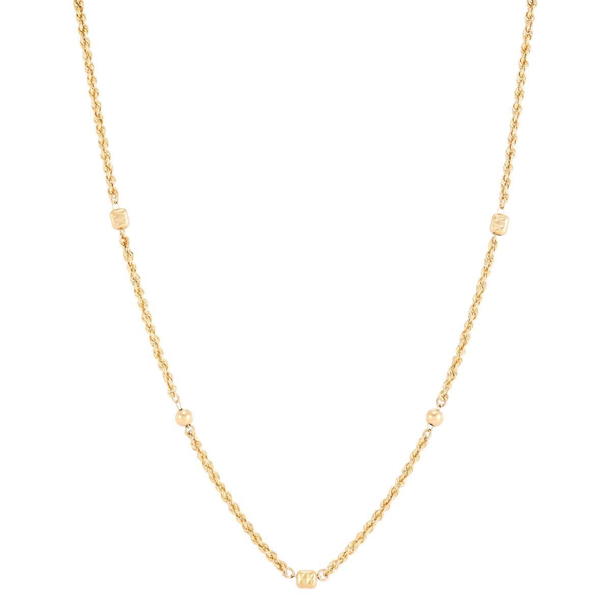Click here for Gold Classics(tm) Diamond-Cut Alt Bead & Cube Stat... prices