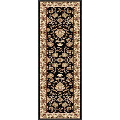 Click here for Tayse Sensation Gabrielle Traditional Runner-Black prices