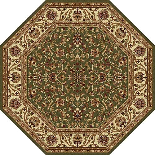 Click here for Tayse Sensation Ventura Octagonal Area Rug - Green prices