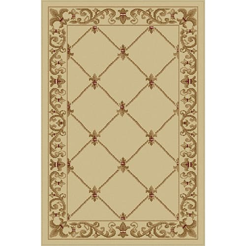 Click here for Tayse Sensation Orleans Accent Rug - Ivory prices