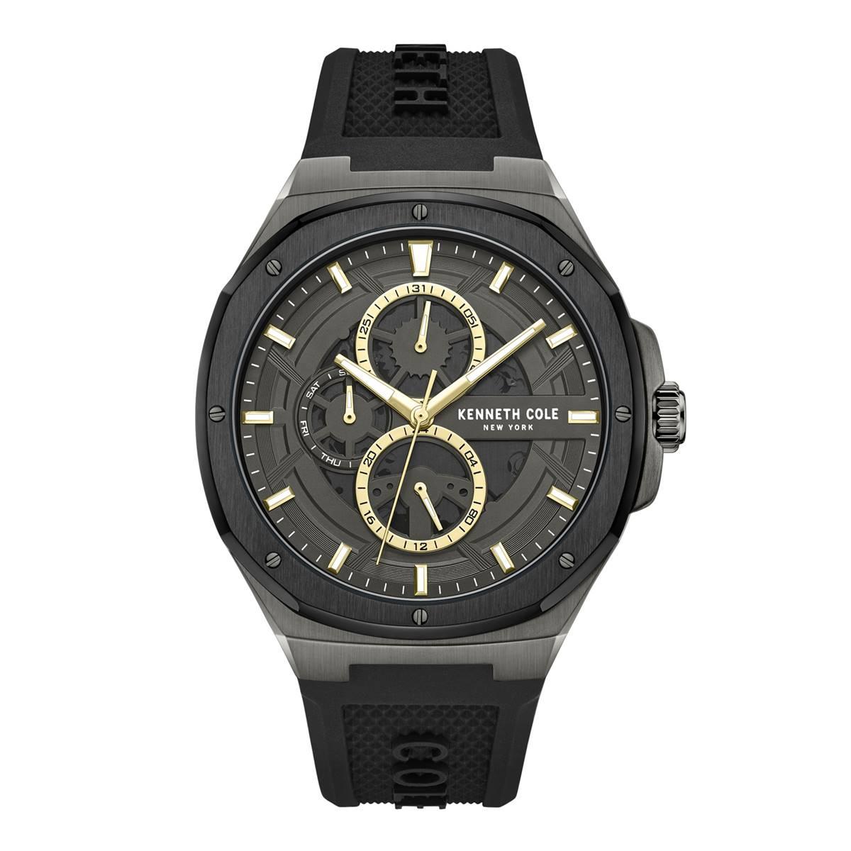 Click here for Mens Kenneth Cole(R) New York Black Band Sport Wat... prices