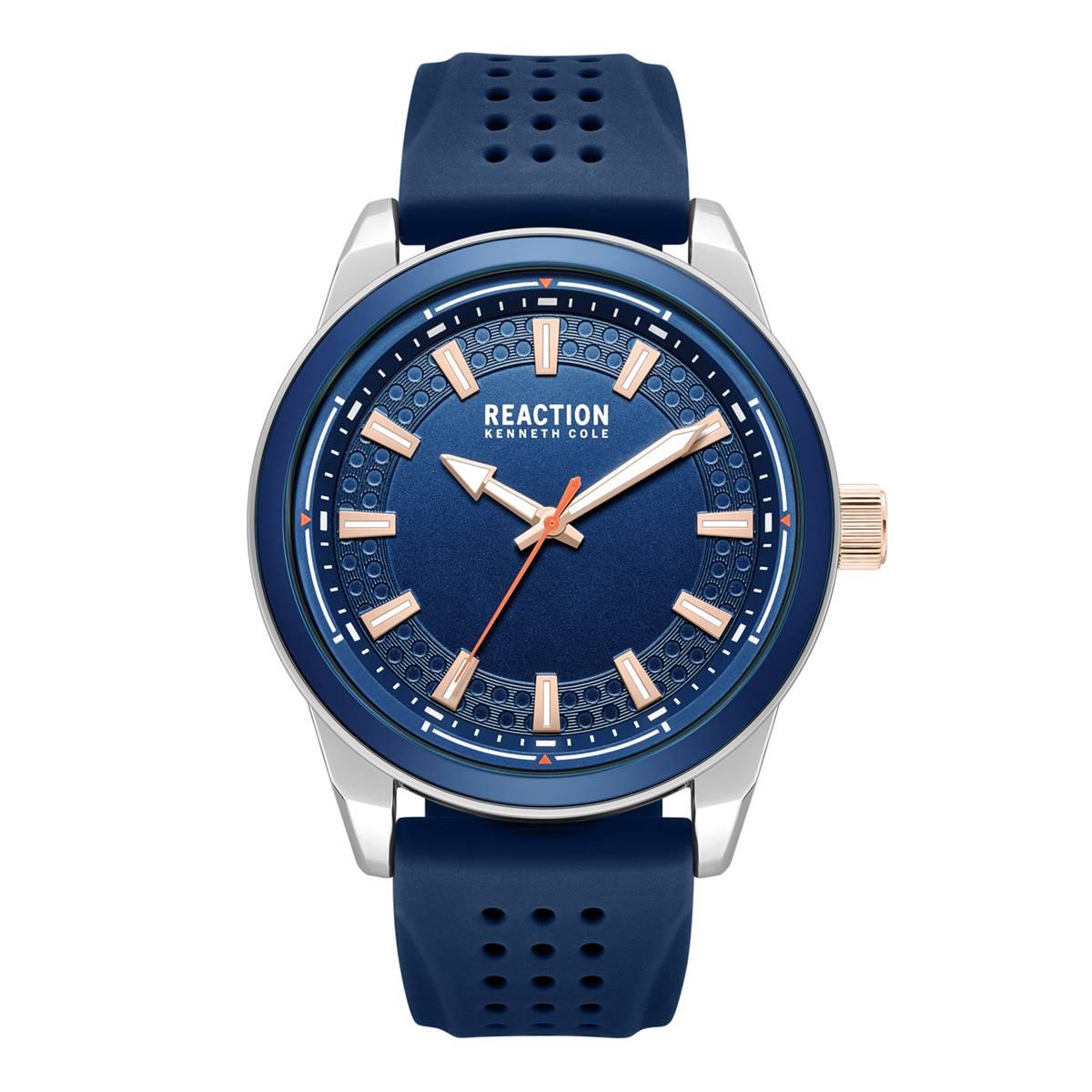Click here for Mens Kenneth Cole(R) Reaction(tm) Blue Quartz Watc... prices