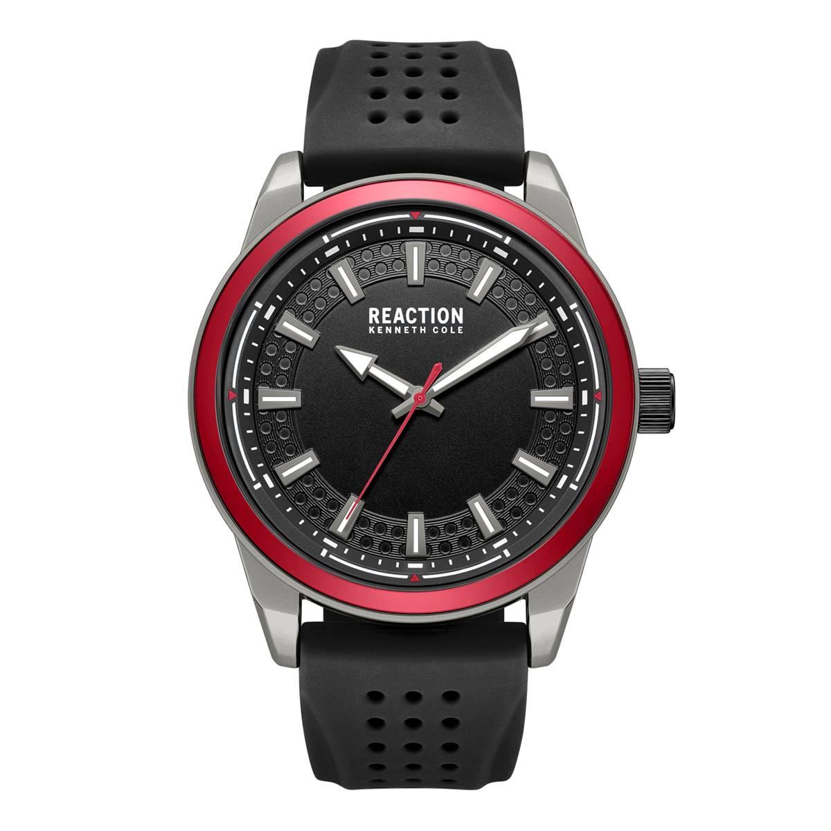 Click here for Mens Kenneth Cole(R) Reaction(tm) Red Case Quartz... prices