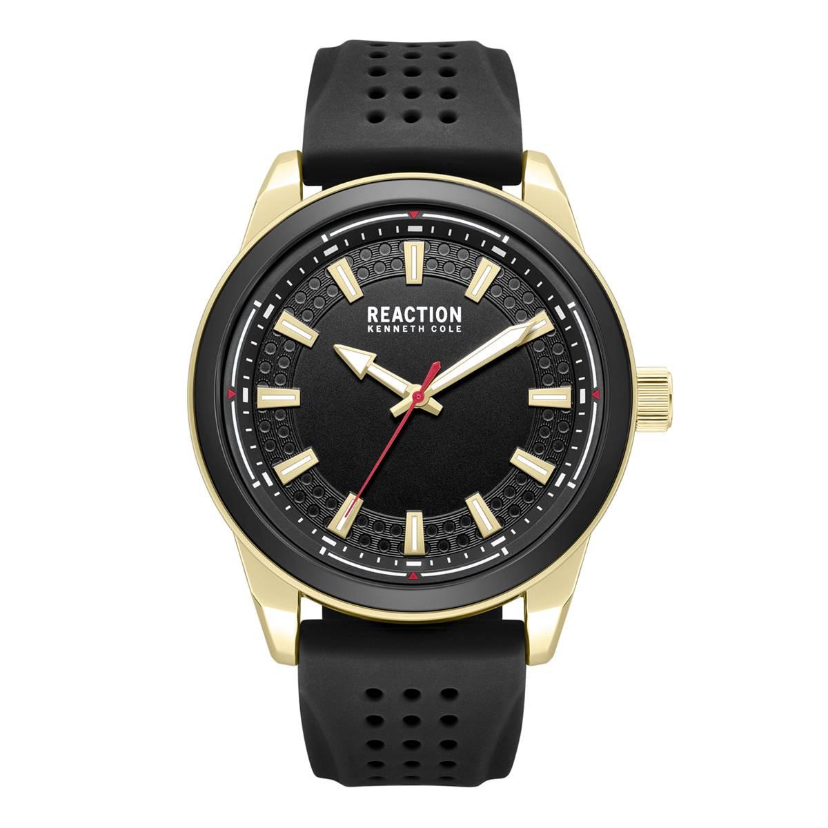 Click here for Mens Kenneth Cole(R) Reaction(tm) Gold Case Watch... prices