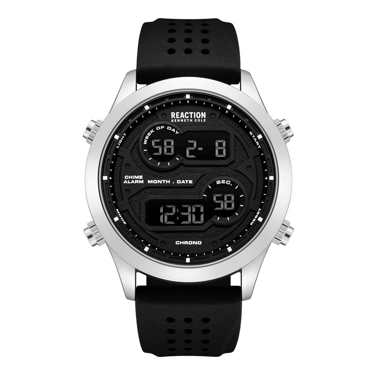 Click here for Mens Kenneth Cole(R) Reaction(tm) Black Digital Wa... prices