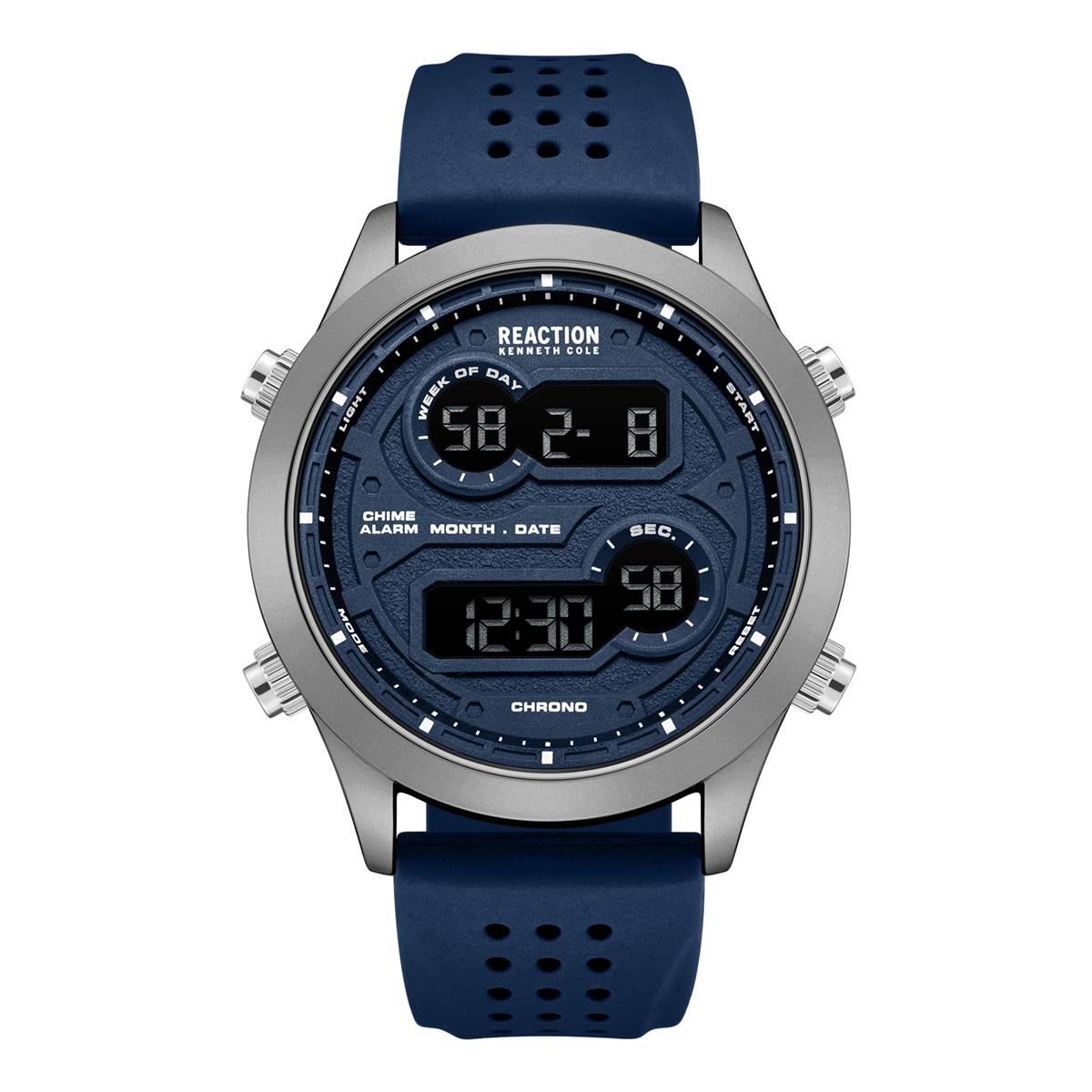 Click here for Mens Kenneth Cole(R) Reaction(tm) Blue Dial Digita... prices