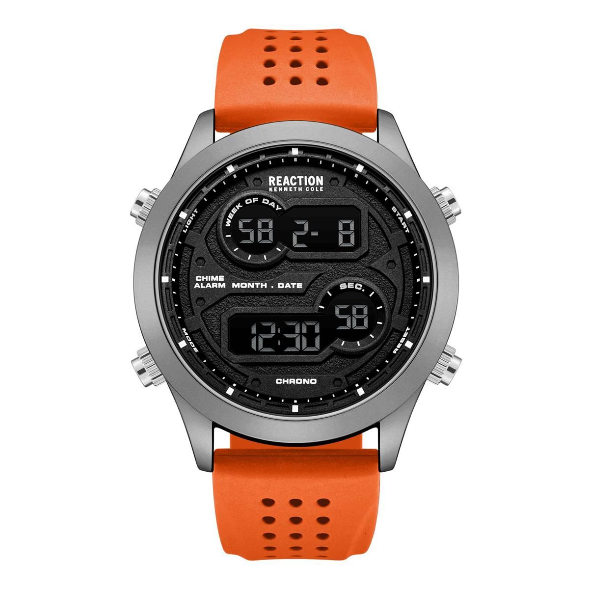 Click here for Mens Kenneth Cole(R) Reaction(tm) Orange Digital W... prices