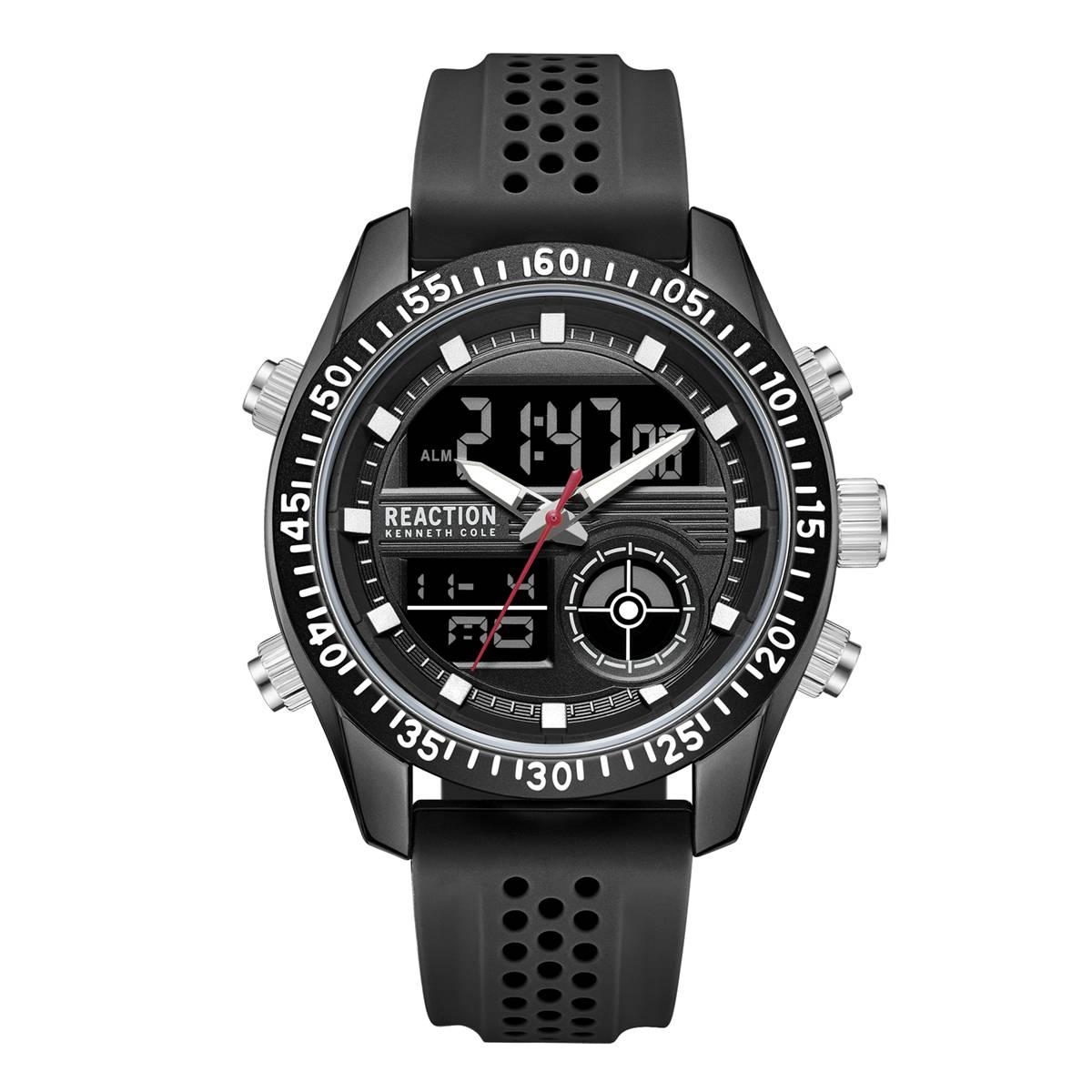 Click here for Mens Kenneth Cole(R) Reaction(tm) Ana-Digi Black W... prices