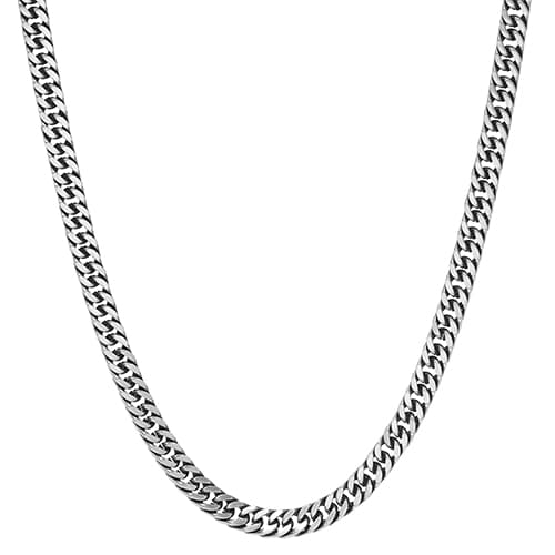 Click here for Mens Steeltime Stainless Steel Oxidized Chain Neck... prices
