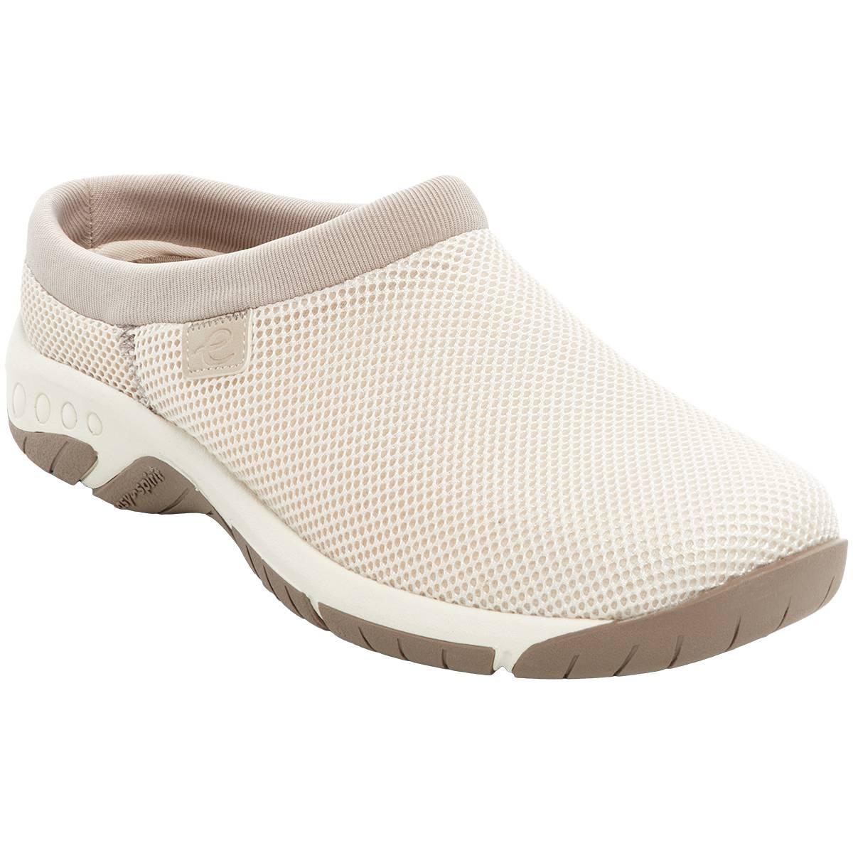 Easy Spirit Womens Wade Round Toe Slip-On Clogs - Taupe