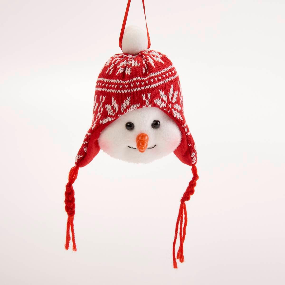 Click here for Snowman with Earflap Cap Ornament prices