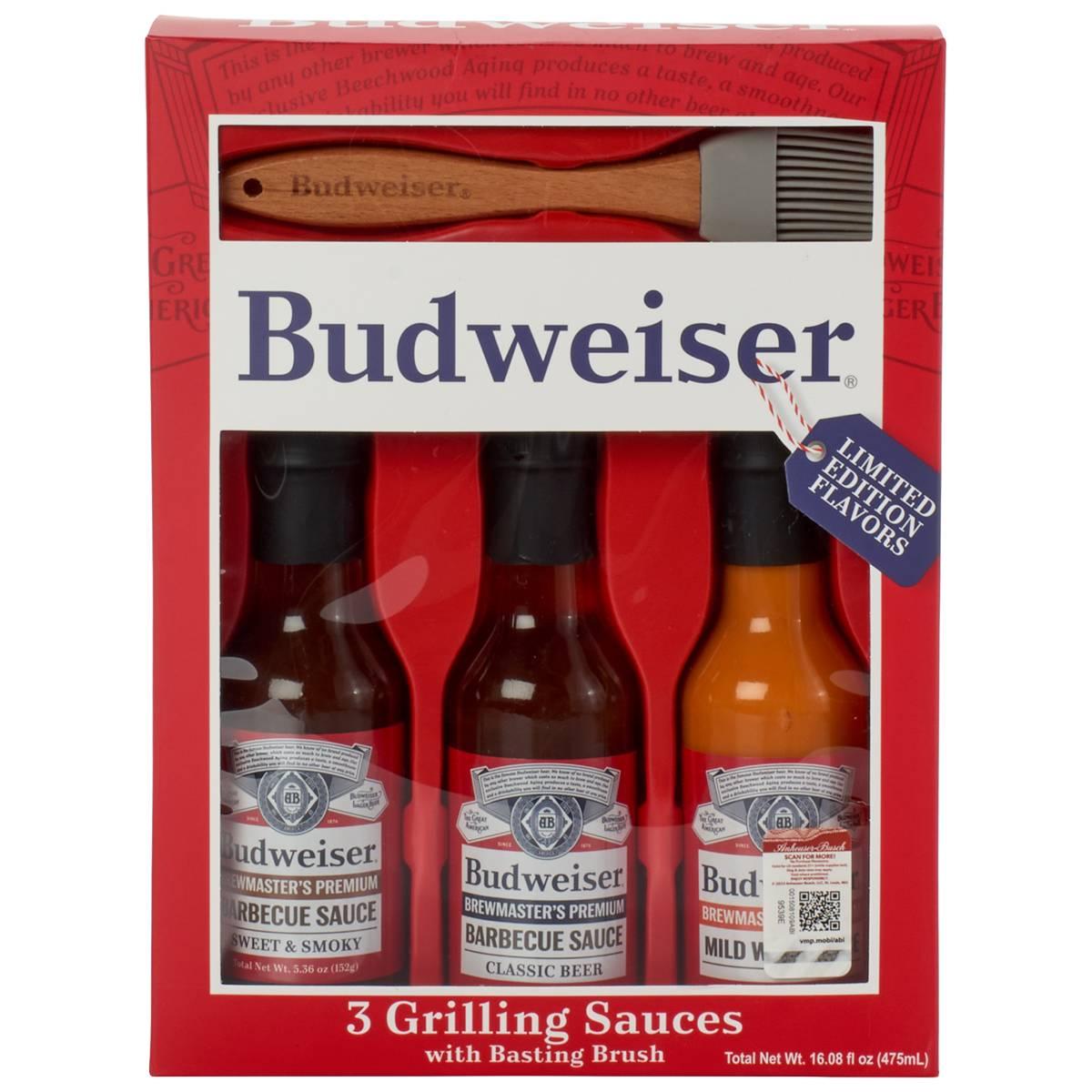 Click here for Budweiser(R) Grilling Sauces Set with Basting Brus... prices