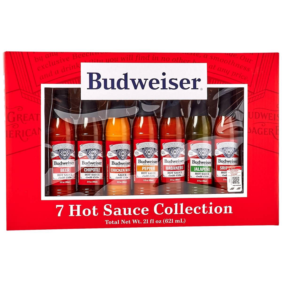 Click here for Budweiser(R) 7pc Hot Sauce Set prices