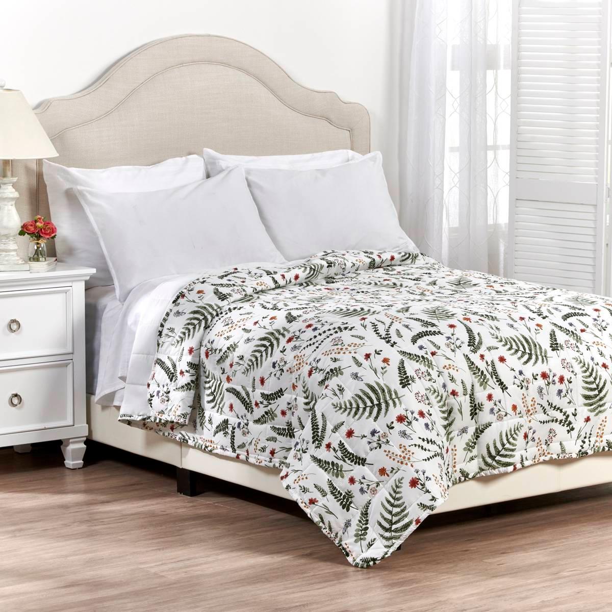 Click here for Ashley Cooper(tm) Botanical Fern Slate Quilt prices