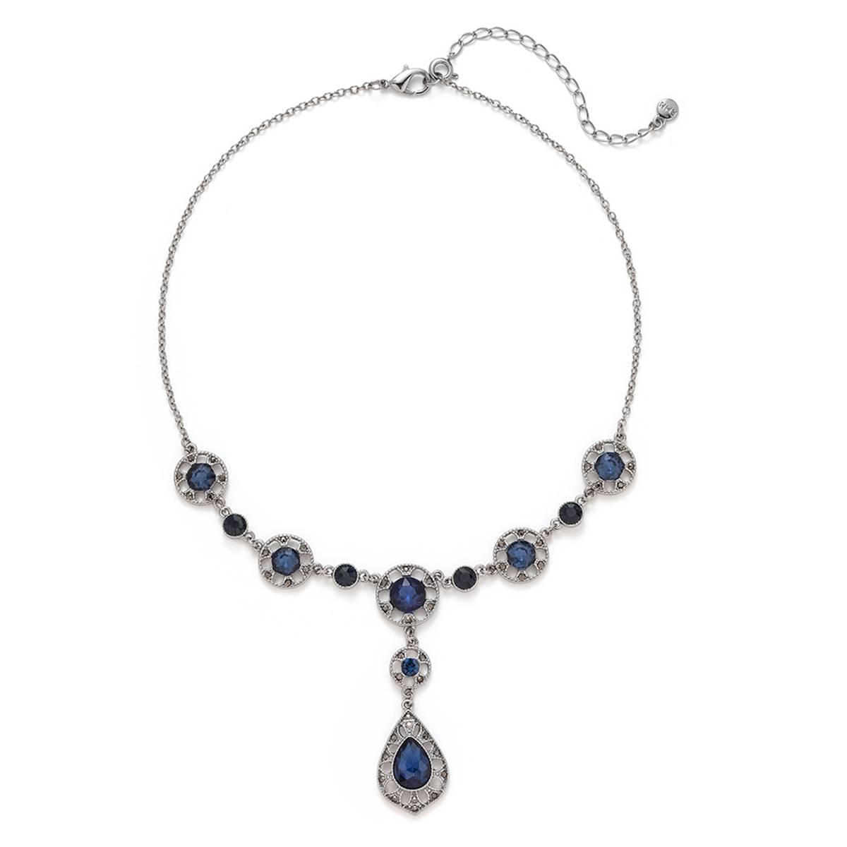 Click here for Roman Silver-Tone Hematite  Pear Marcasite Filigre... prices