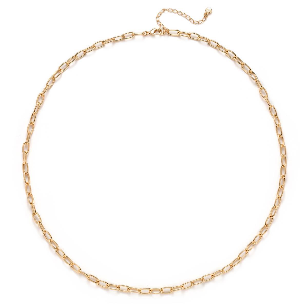 Click here for Wearable Art Gold-Tone Paperclip Link Necklace prices