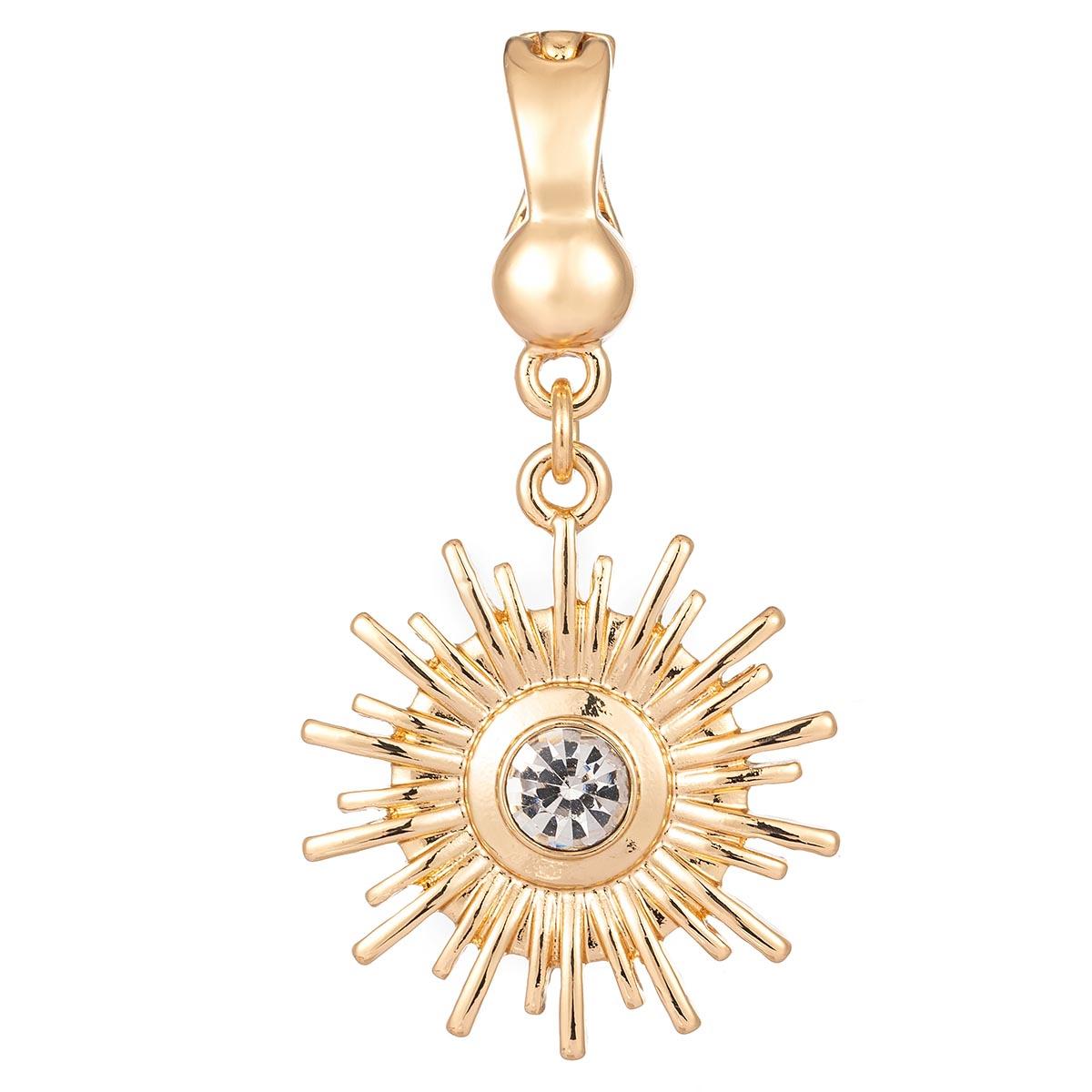 Click here for Wearable Art Gold-Tone Petite Sun Enhancer Pendant prices