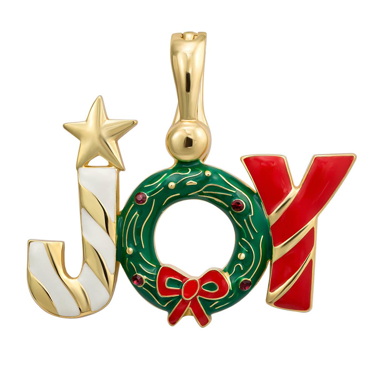 Click here for Wearable  Art Gold-Tone Christmas Joy Enhancer prices