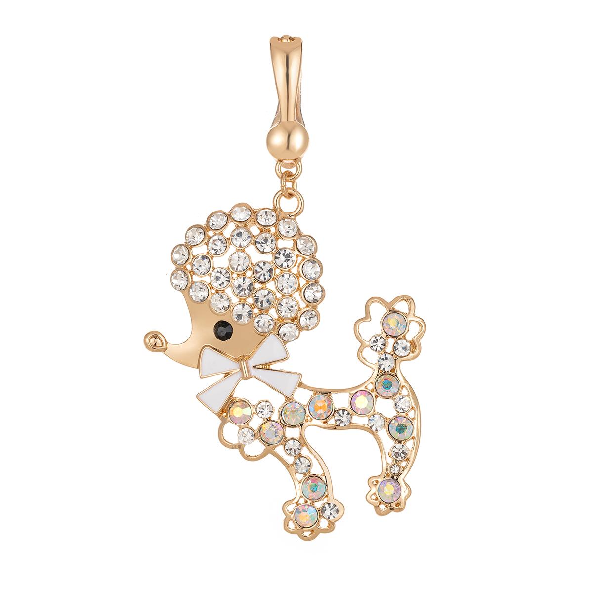 Click here for Wearable Art Gold-Tone Crystal Poodle Enhancer Pen... prices