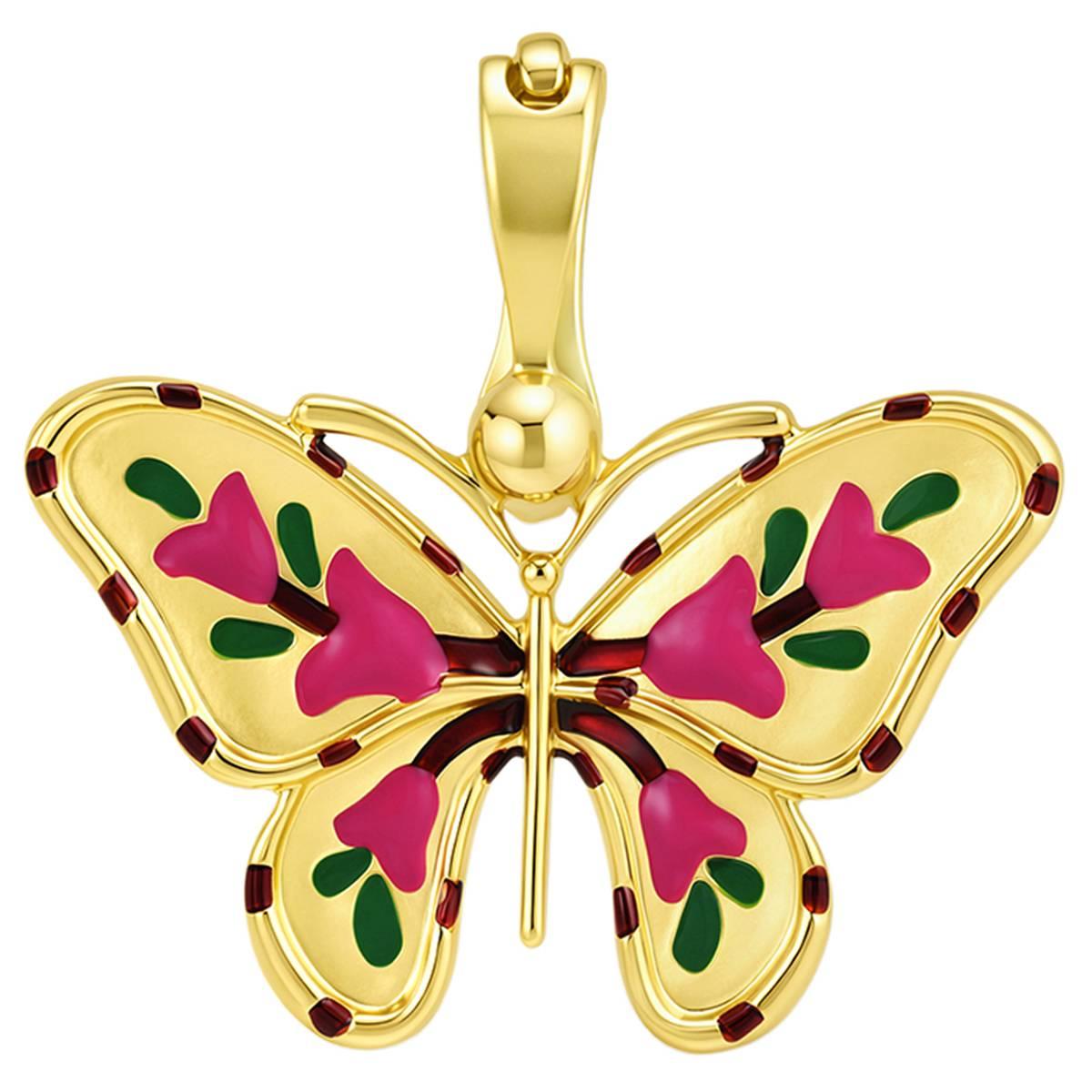 Click here for Wearable Art Fuchsia Flower Butterfly Enhancer prices