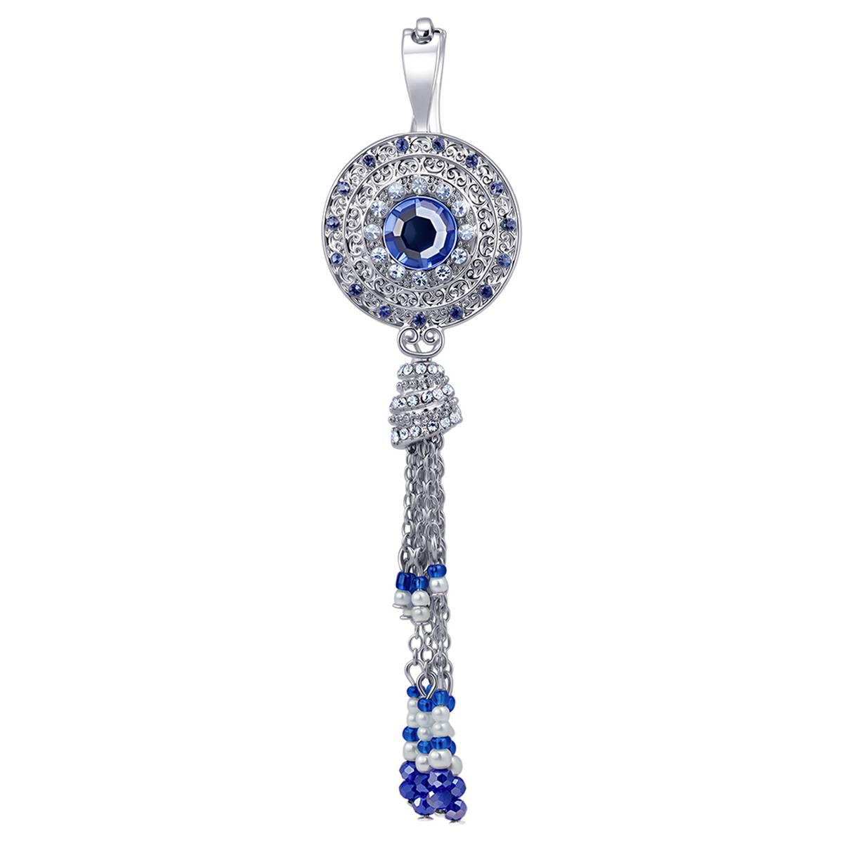 Click here for Wearable Art Artisan Round Blue Disc Stone & Beade... prices