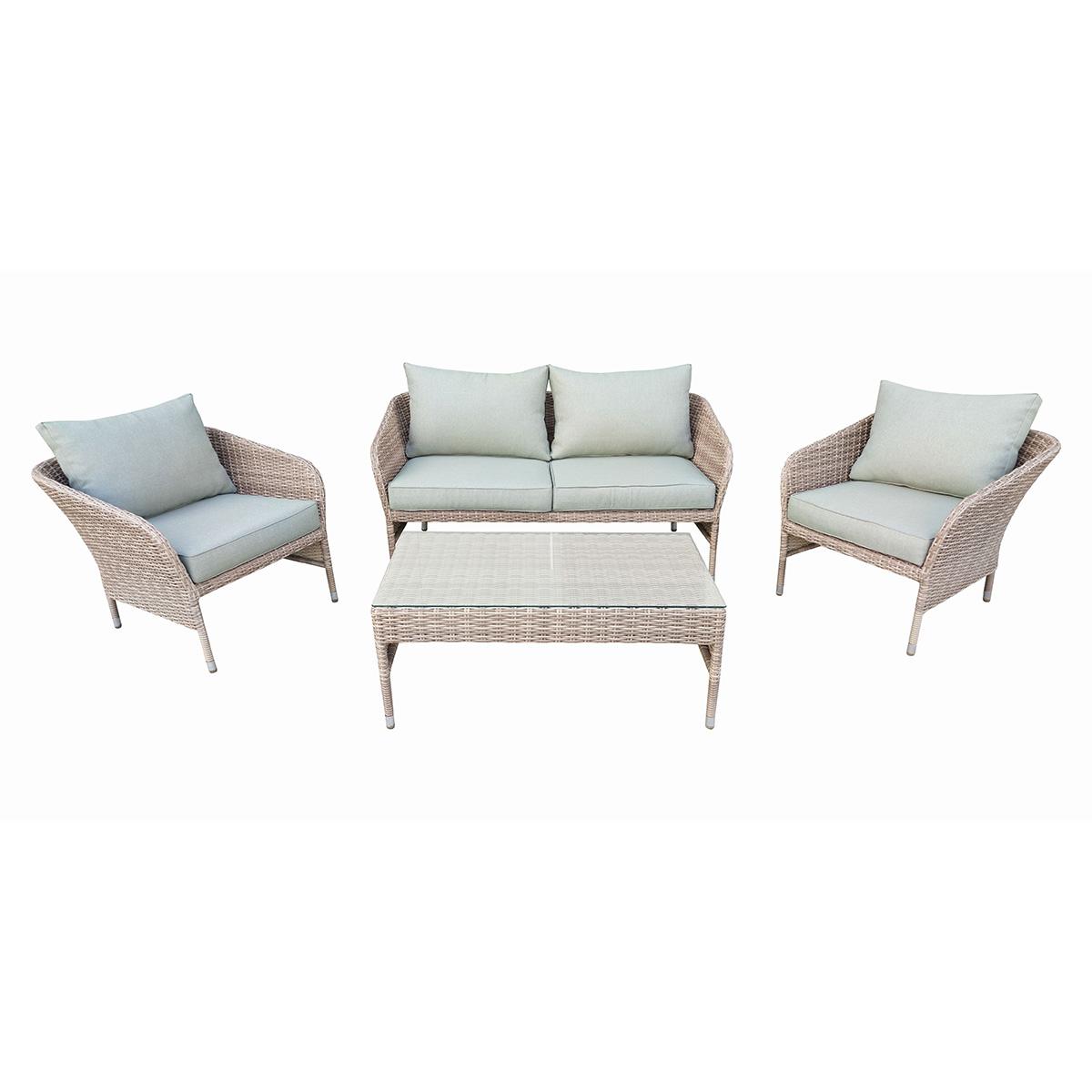 Click here for Exuma 4pc. All Weather Resin Wicker Seating Set prices