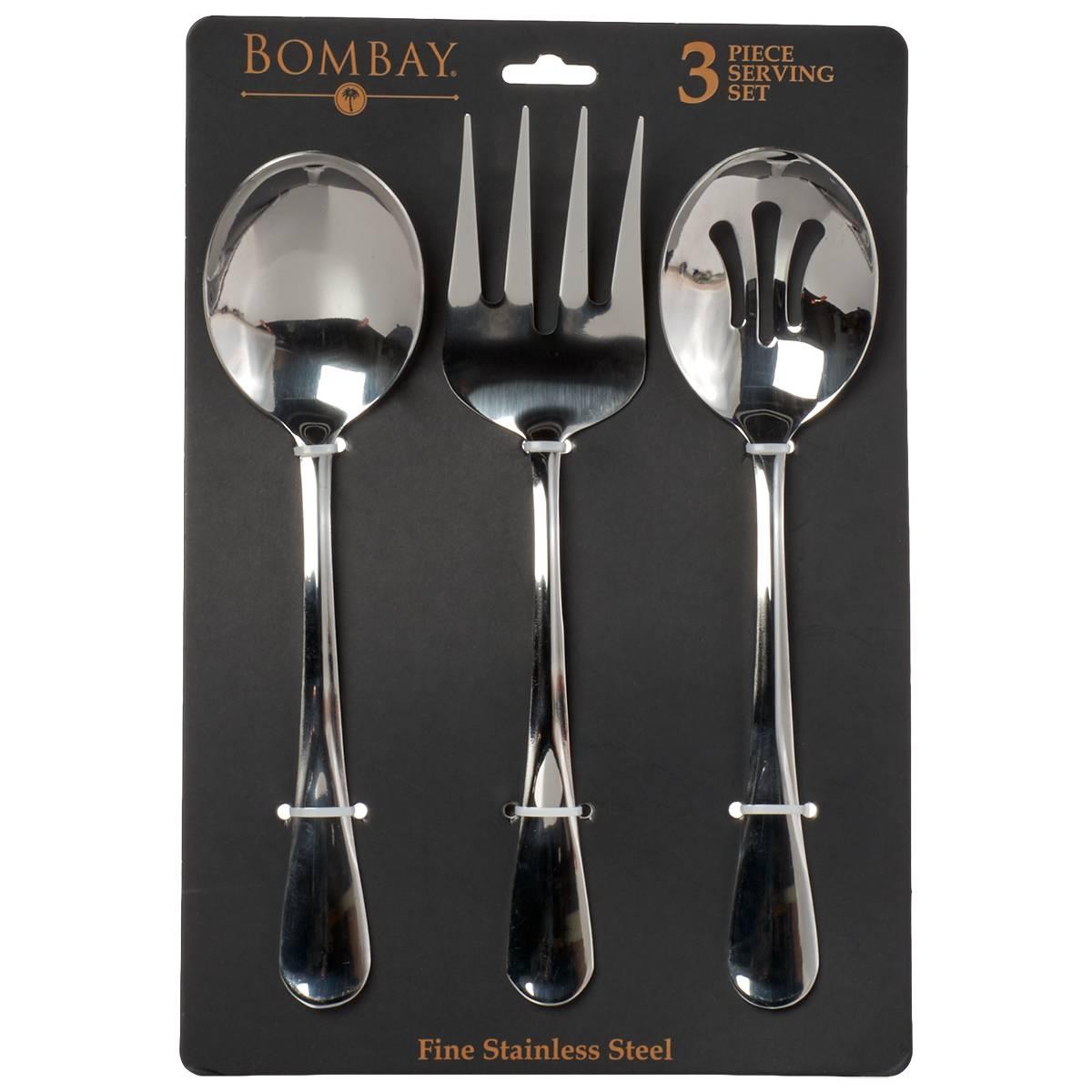 Click here for Bombay Stainless Steel 3pc. Serving Set prices
