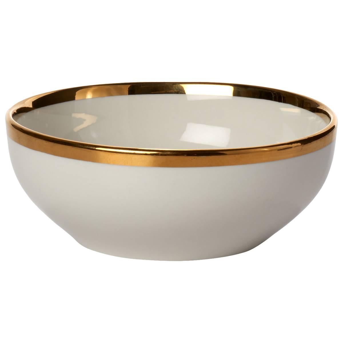 Click here for Bombay Gold Rim Bowl prices