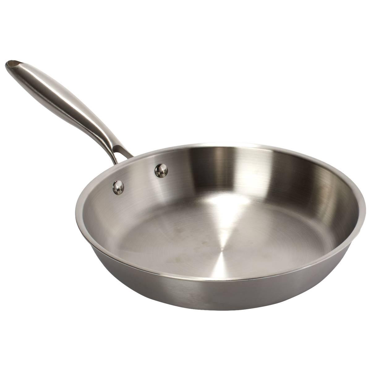 Click here for Bombay 10in. Round Tri-Ply Stainless Steel Fry Pan prices