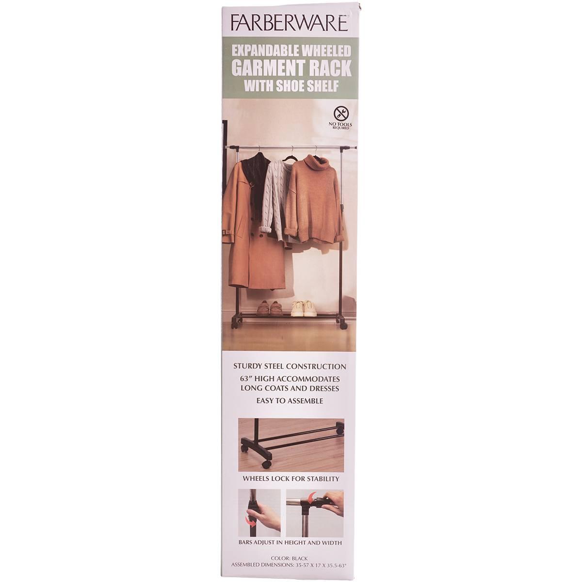 Click here for Farberware(R) Single Garment Rack with Wheels prices