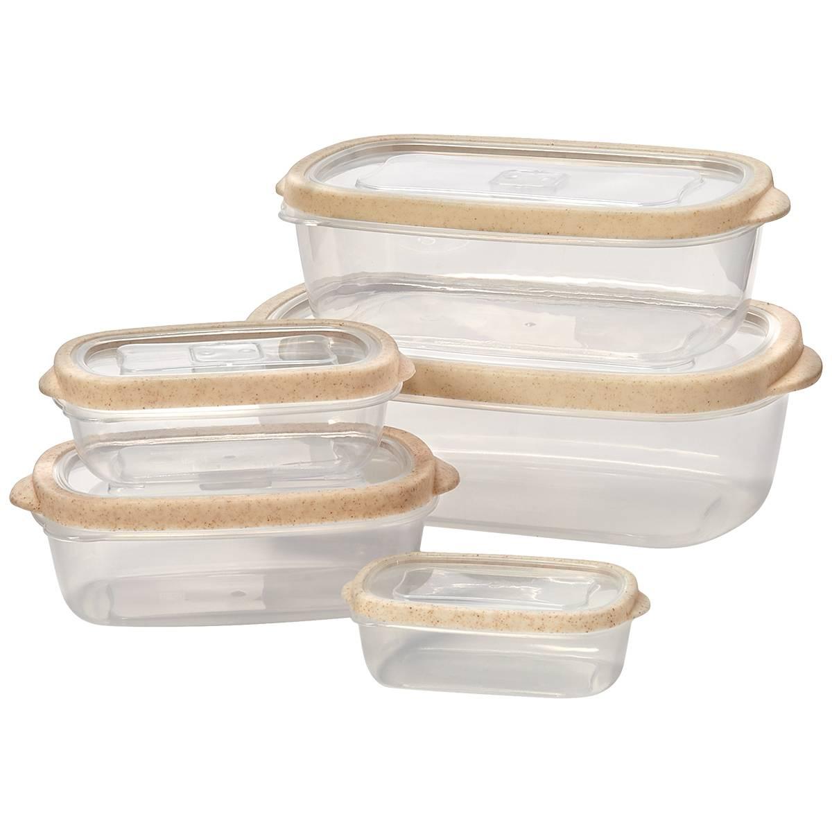 Click here for Farberware(R) 10pc. Rectangle Wheat Storage Set wi... prices