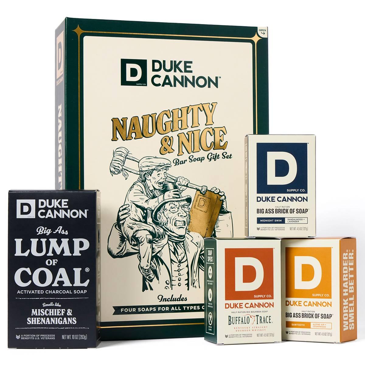 Click here for Duke Cannon Naughty & Nice Gift Book Set prices
