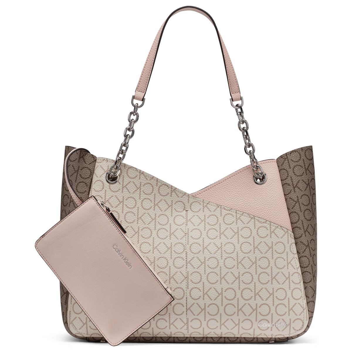 Click here for Calvin Klein Zoe Logo Tote prices