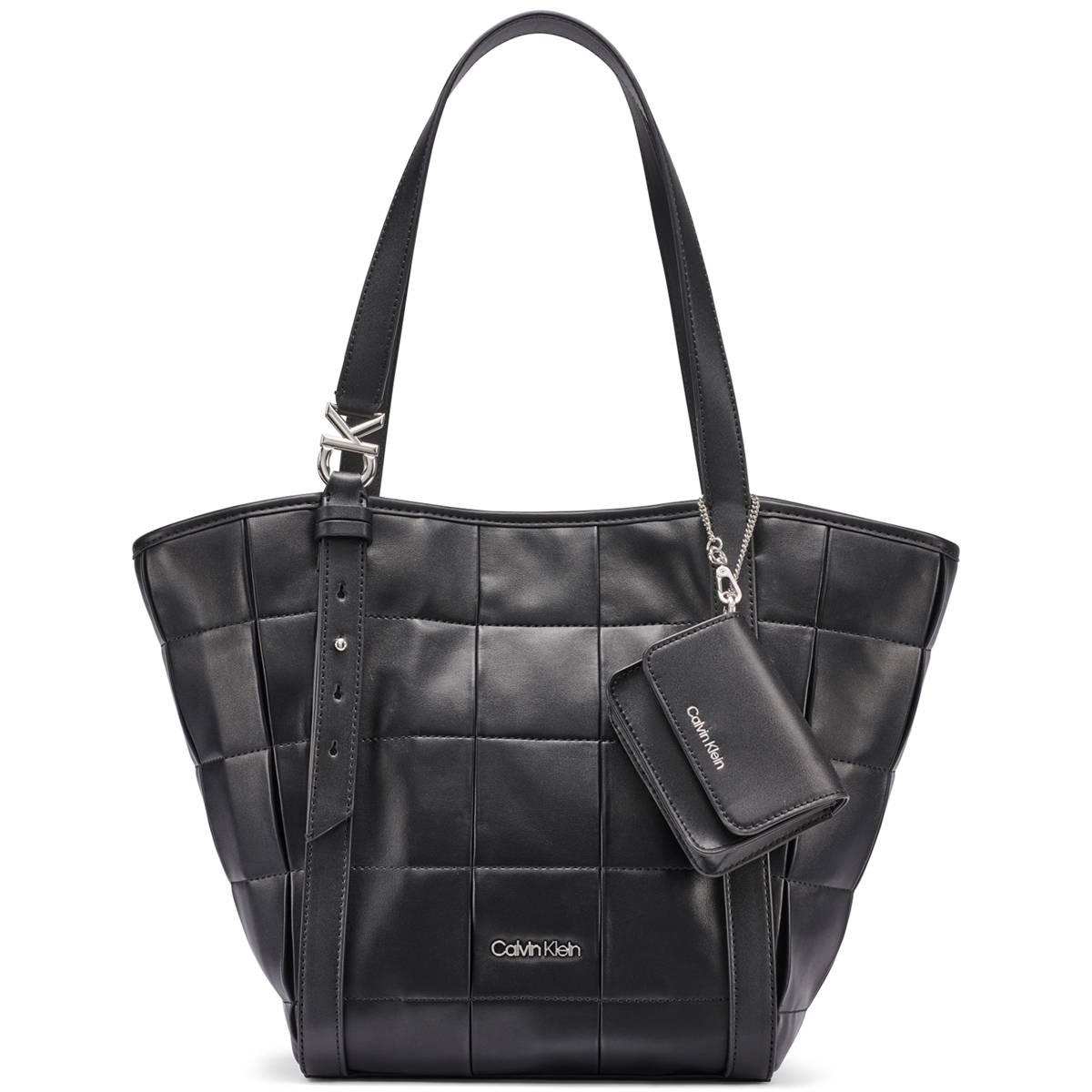 Click here for Calvin Klein Tina Pleated Tote prices
