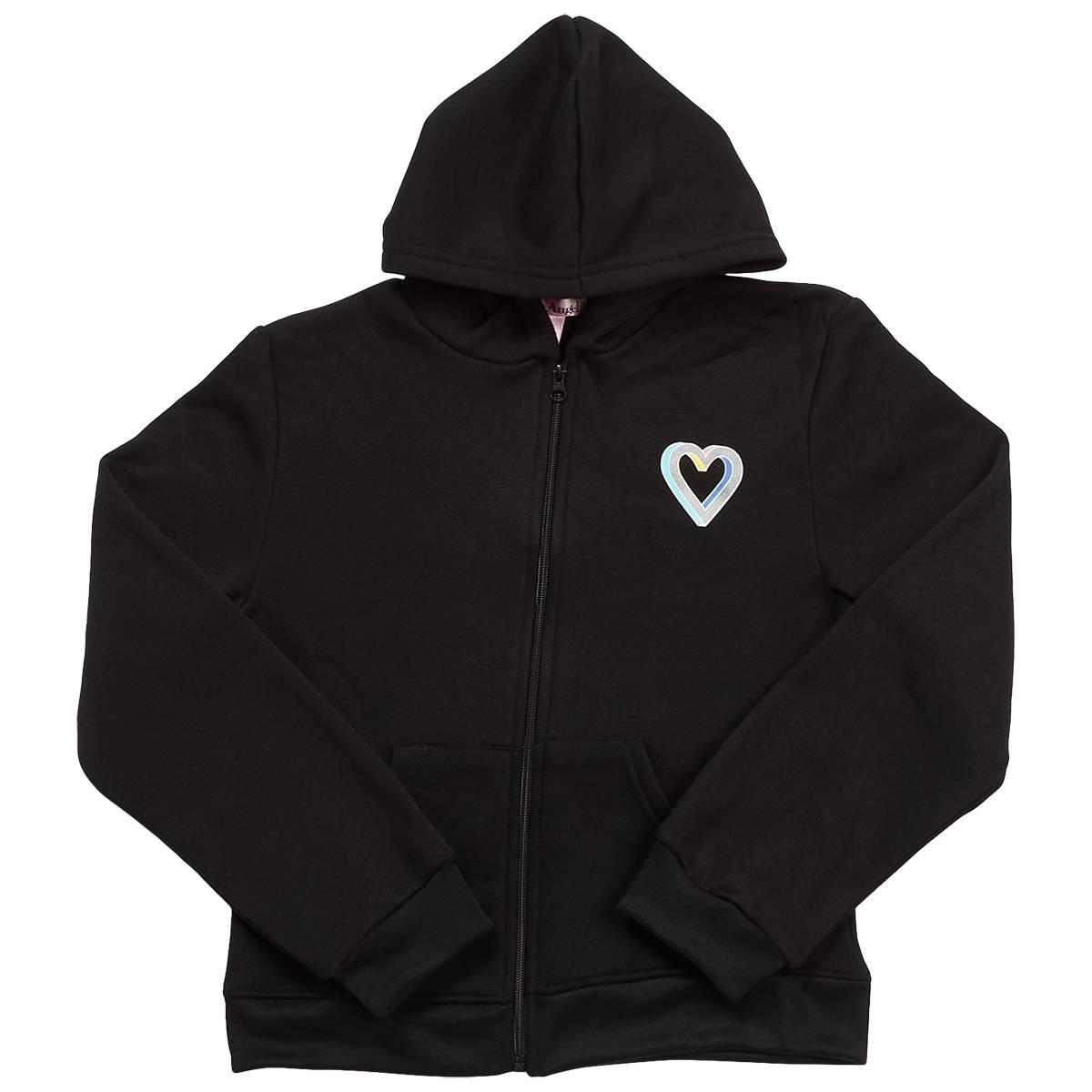 Click here for Girls (7-16) Pink Angel(tm) Heart Fleece Lined Zip... prices