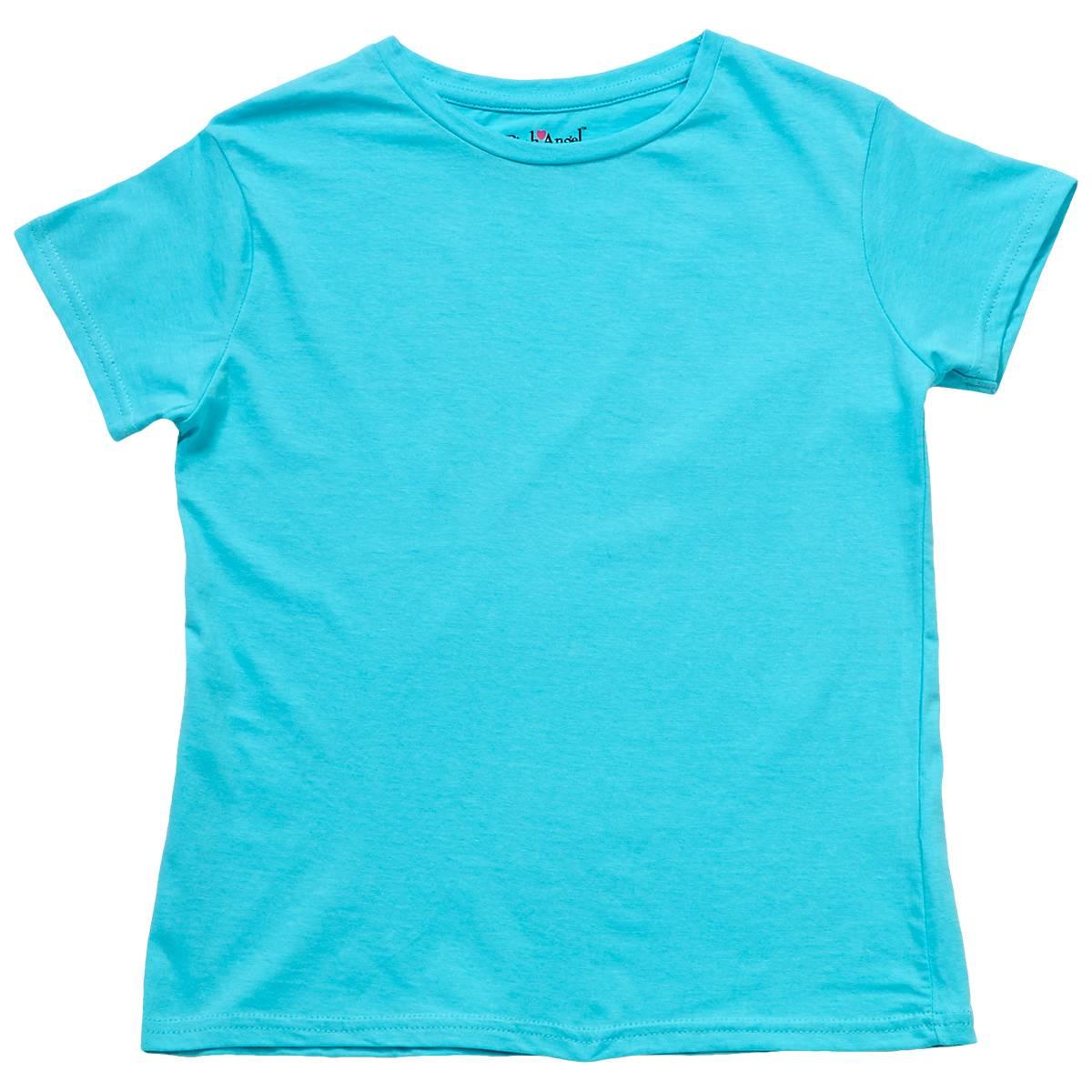Click here for Girls (7-16) Pink Angel(tm) Short Sleeve Basic Tee prices