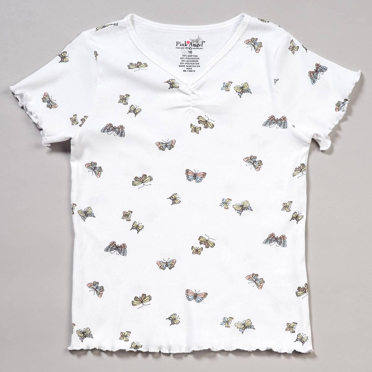 Click here for Girls (7-16) Pink Angel Cinch Front Bow Butterfly... prices