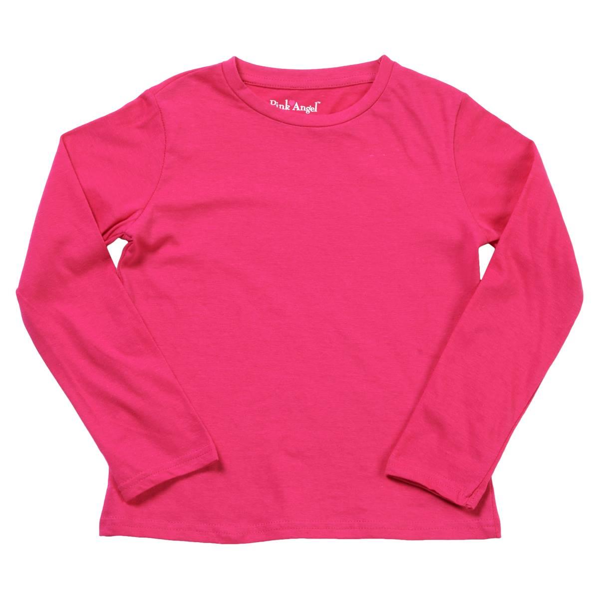 Click here for Girls (4-6x) Pink Angel(tm) Long Sleeve Basic Tee prices