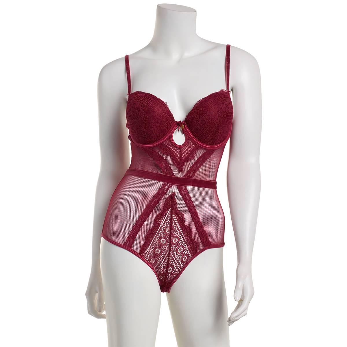 Click here for Womens Daisy Fuentes Lace & Netting Teddy prices