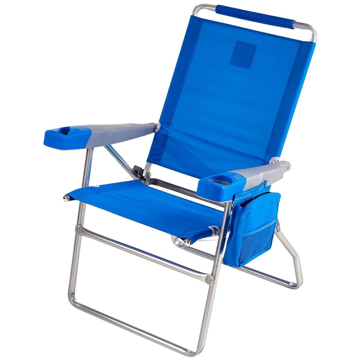 Click here for Adjustable Beach Chair - Blue prices