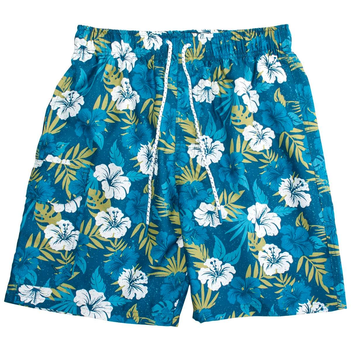 Click here for Young Mens SURFZONE(R) Hibiscus Swim Trunks prices