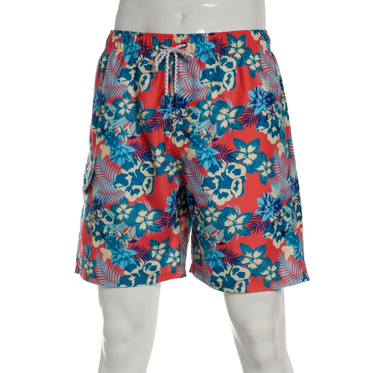 Click here for Young Mens SURFZONE(R) Coral Floral Swim Trunks prices