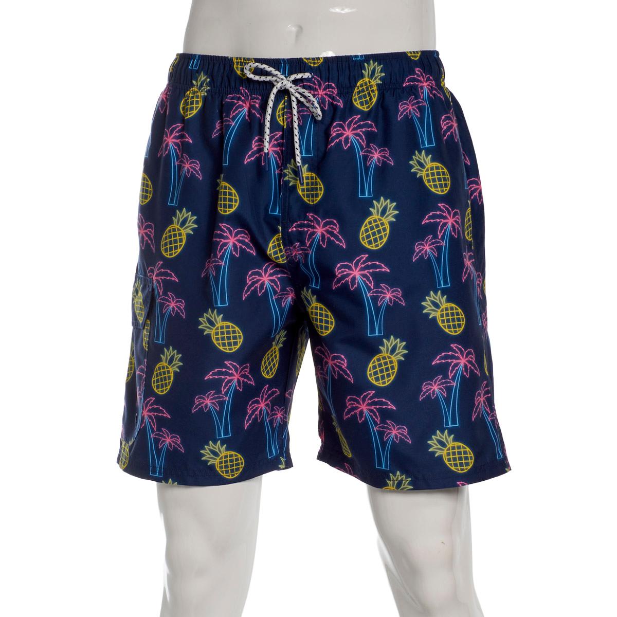 Click here for Young Mens SURFZONE(R) Tropical Neon Swim Trunks prices