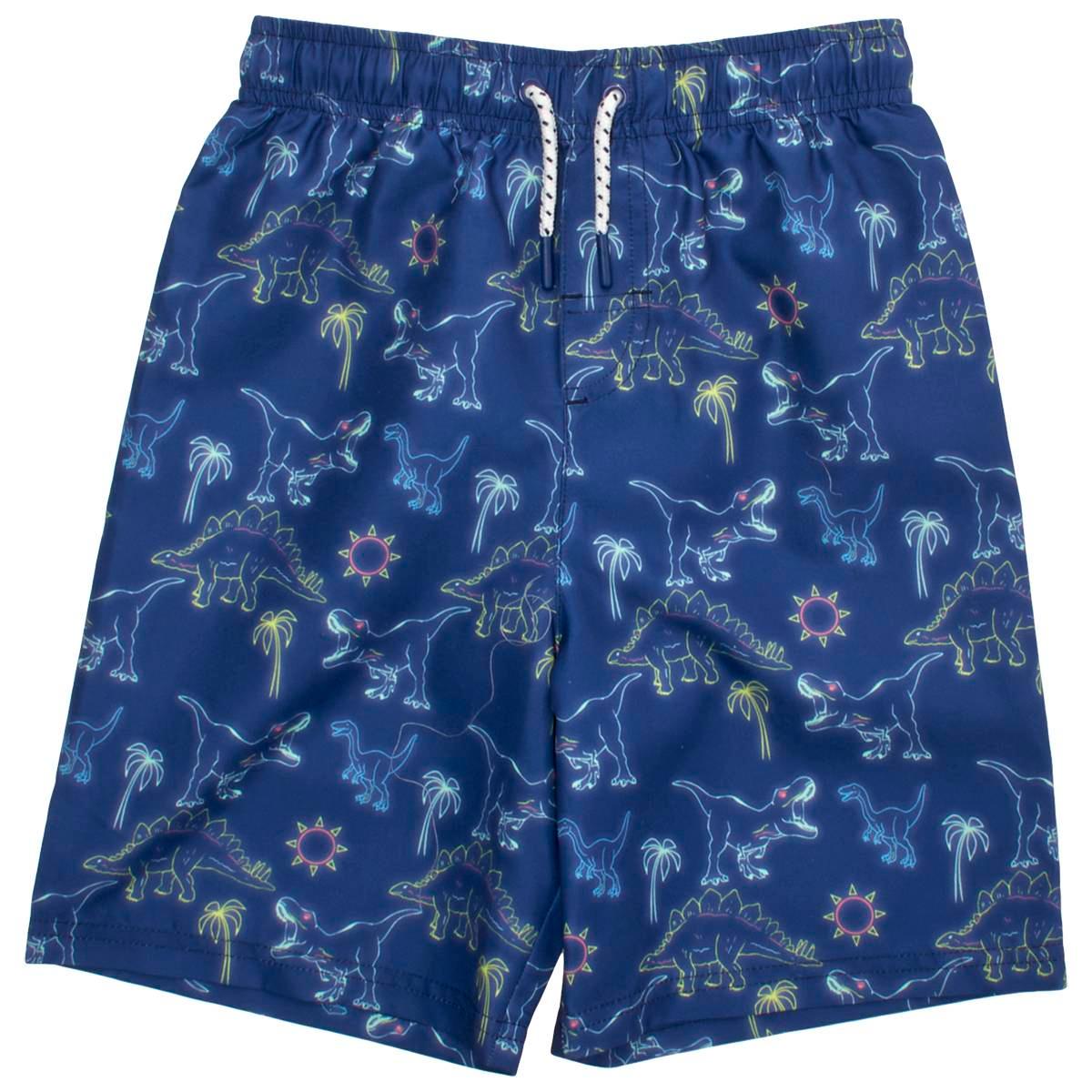 Click here for Boys (4-7) SURFZONE(R) Neon Dino Swimsuit prices