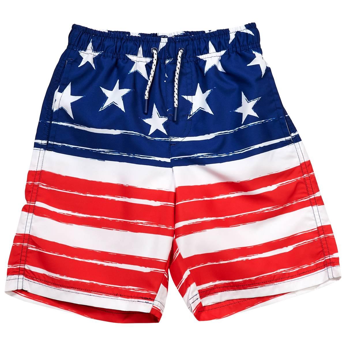 Click here for Boys (8-20) SURFZONE(R) Americana Swim Trunks prices