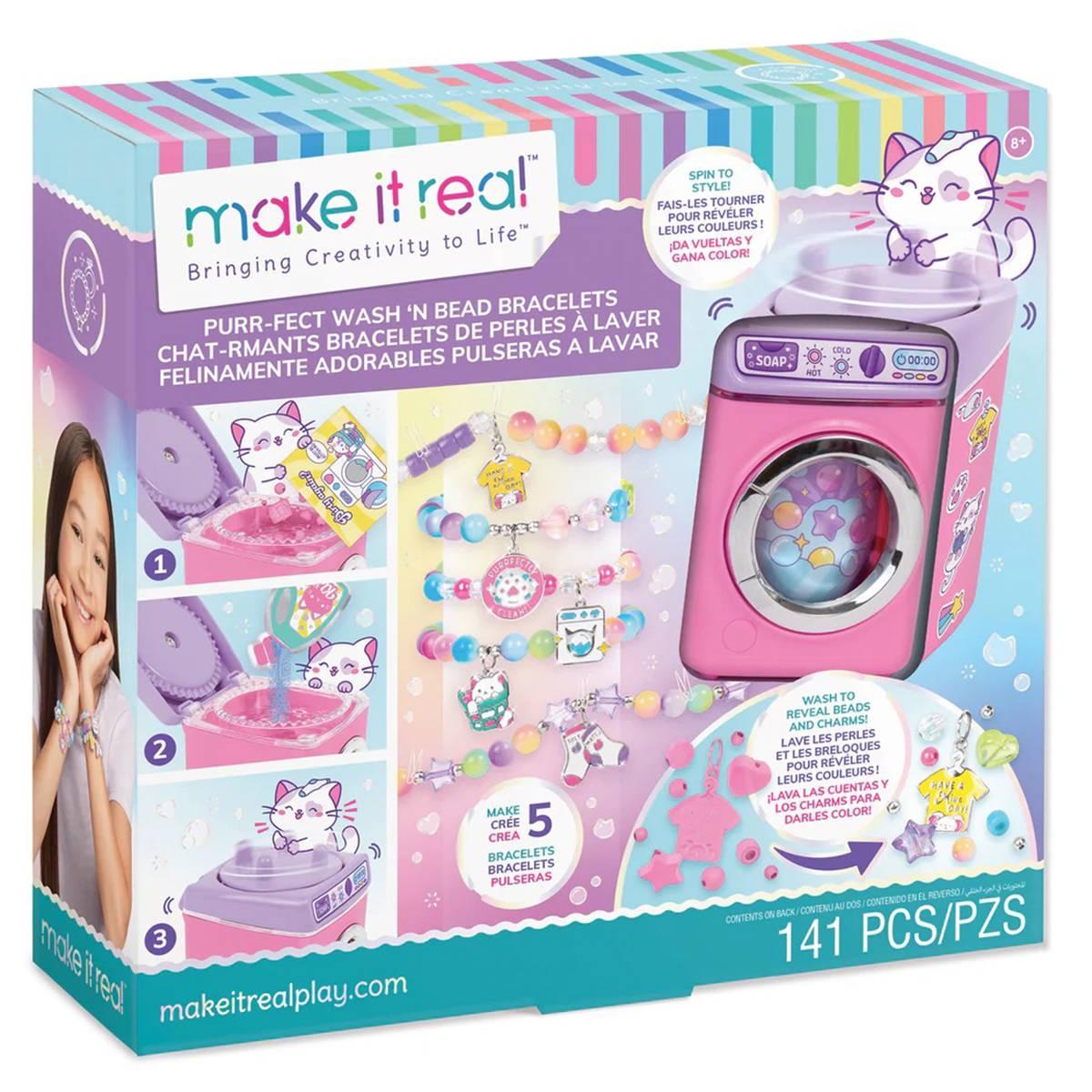 Click here for Make It Real Purrfect Wash N Bead DIY Bracelet Kit prices