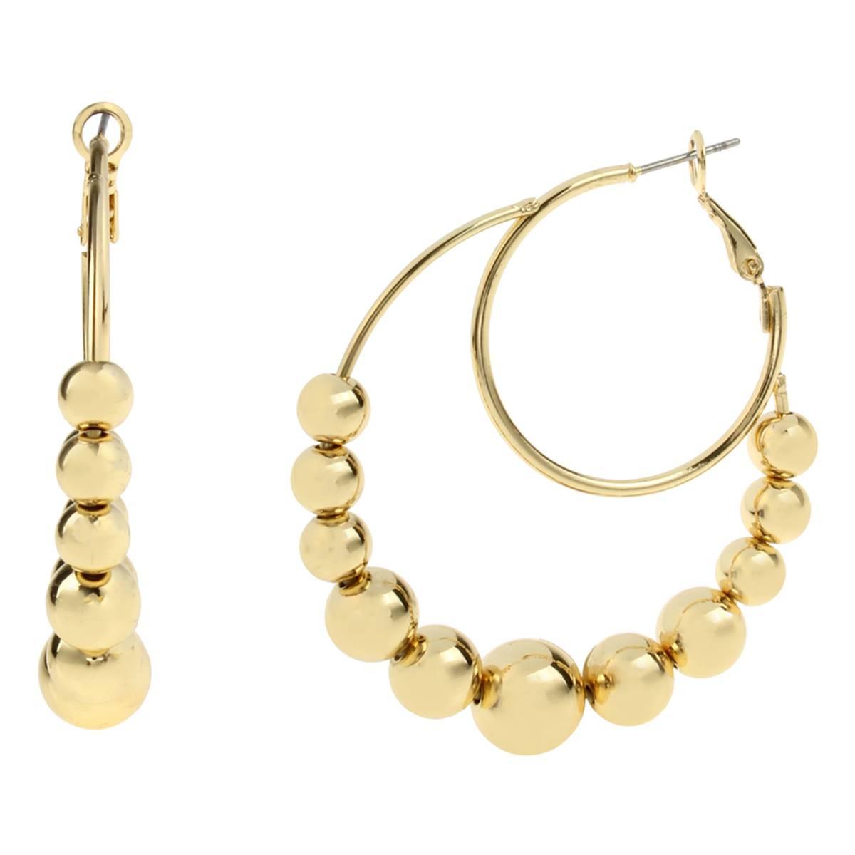 Click here for Steve Madden Sphere Double Hoop Earrings prices