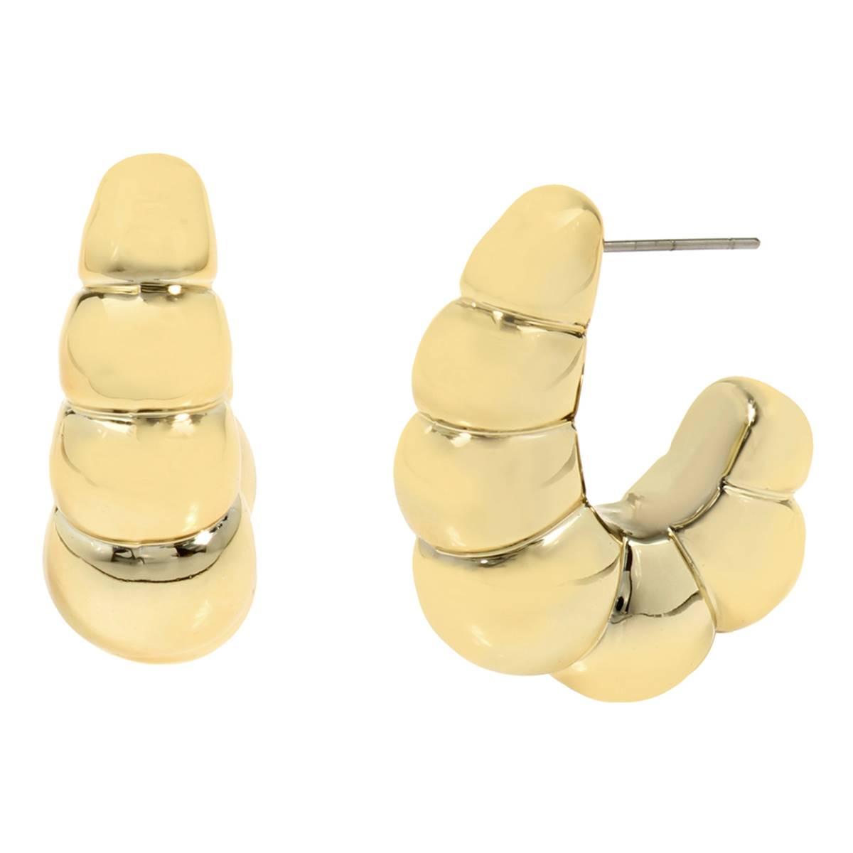 Click here for Steve Madden Sculpted Sphere Hoop Earrings prices