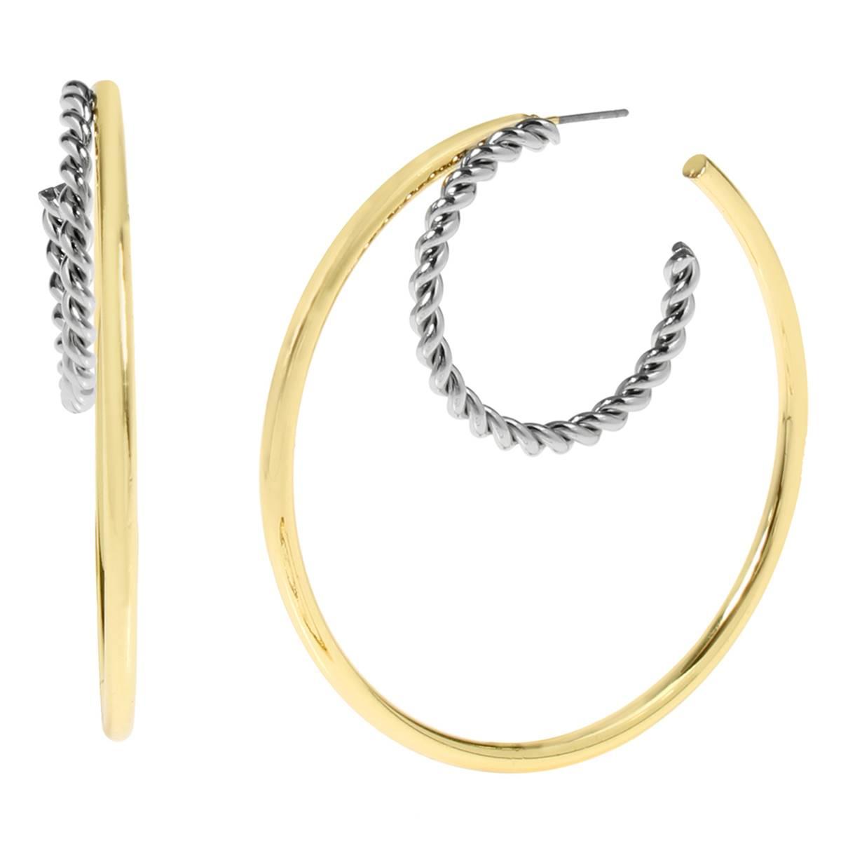 Click here for Steve Madden Mixed Double Hoop Earrings prices