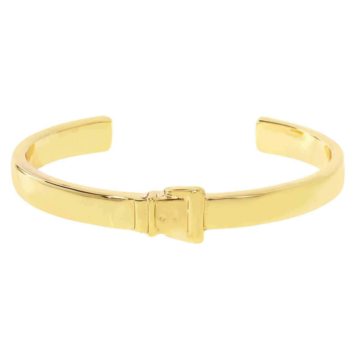 Click here for Steve Madden Gold Belt Buckle Cuff Bracelet prices